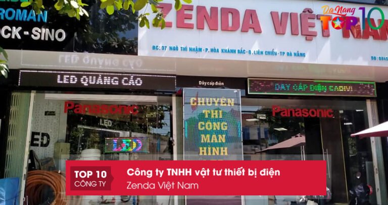 Công ty TNHH vật tư thiết bị điện Zenda Việt Nam | Top10DaNang